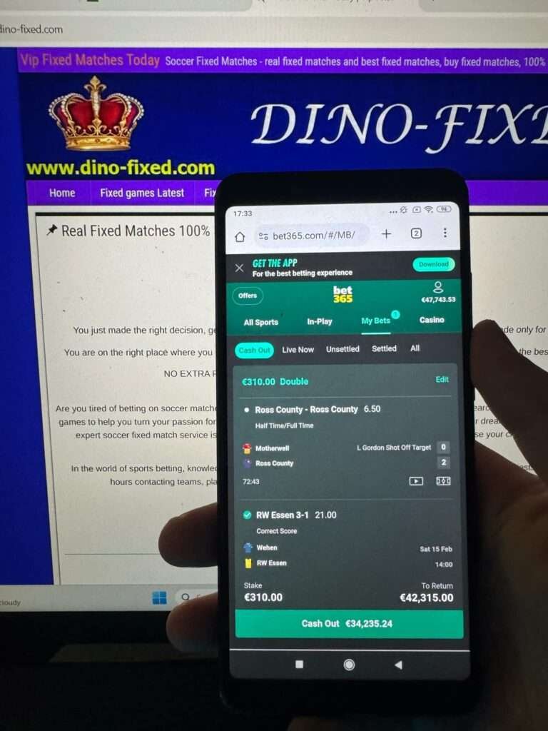 Fixed Matches Today | Vip Fixed match 100% Sure win, Real Fixed Games ...